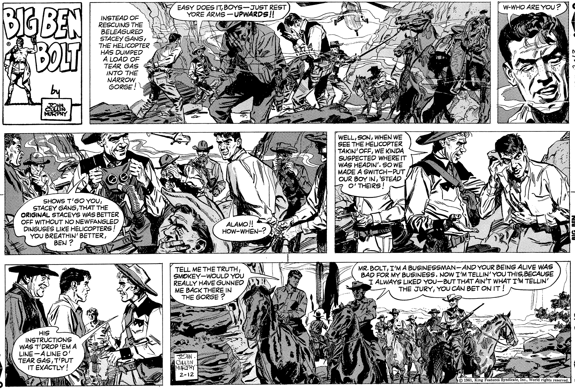 Big Ben Bolt Comic Strip 1961-02-12 | Comics Kingdom
