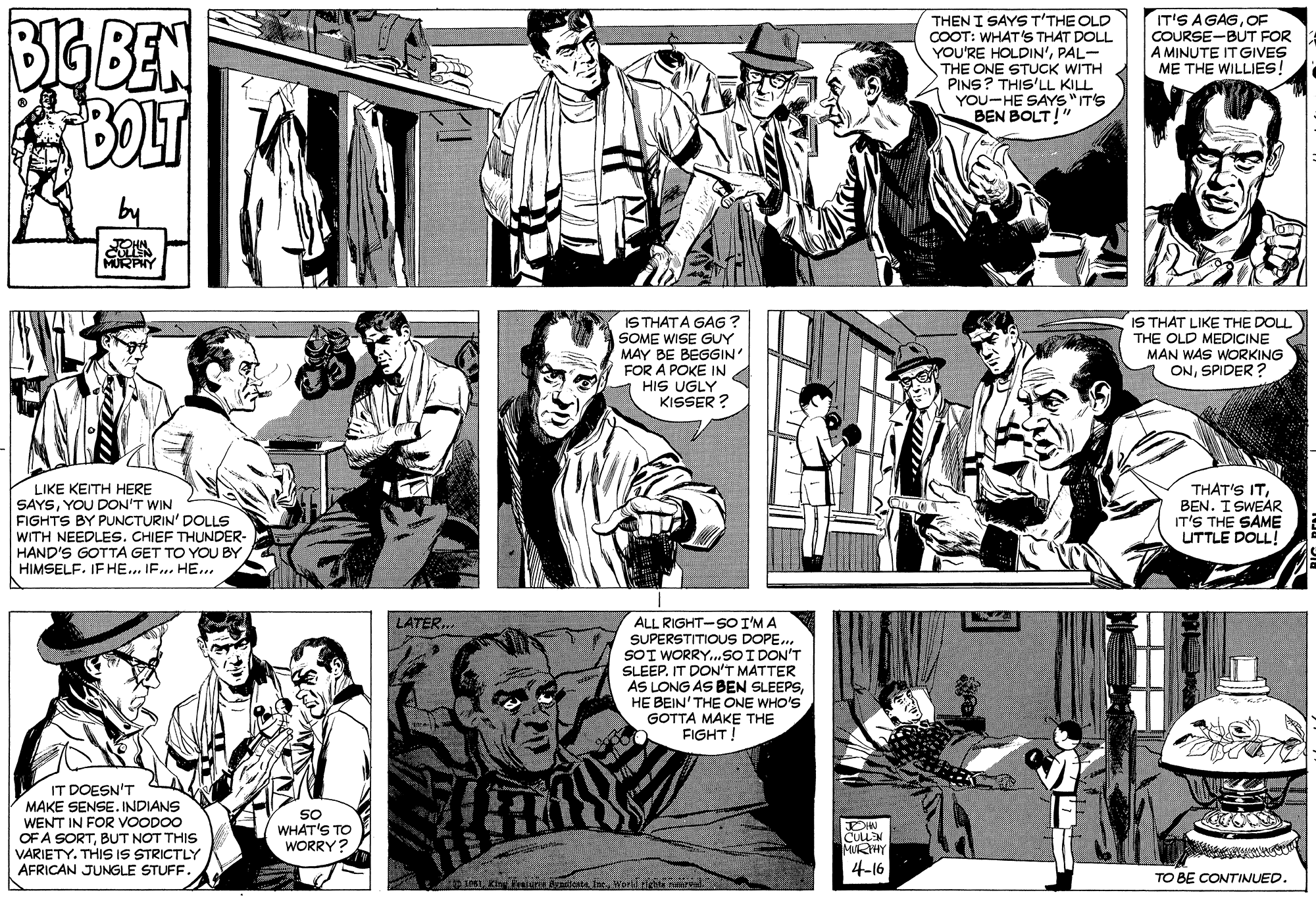 Big Ben Bolt Comic Strip 1961-04-16 | Comics Kingdom