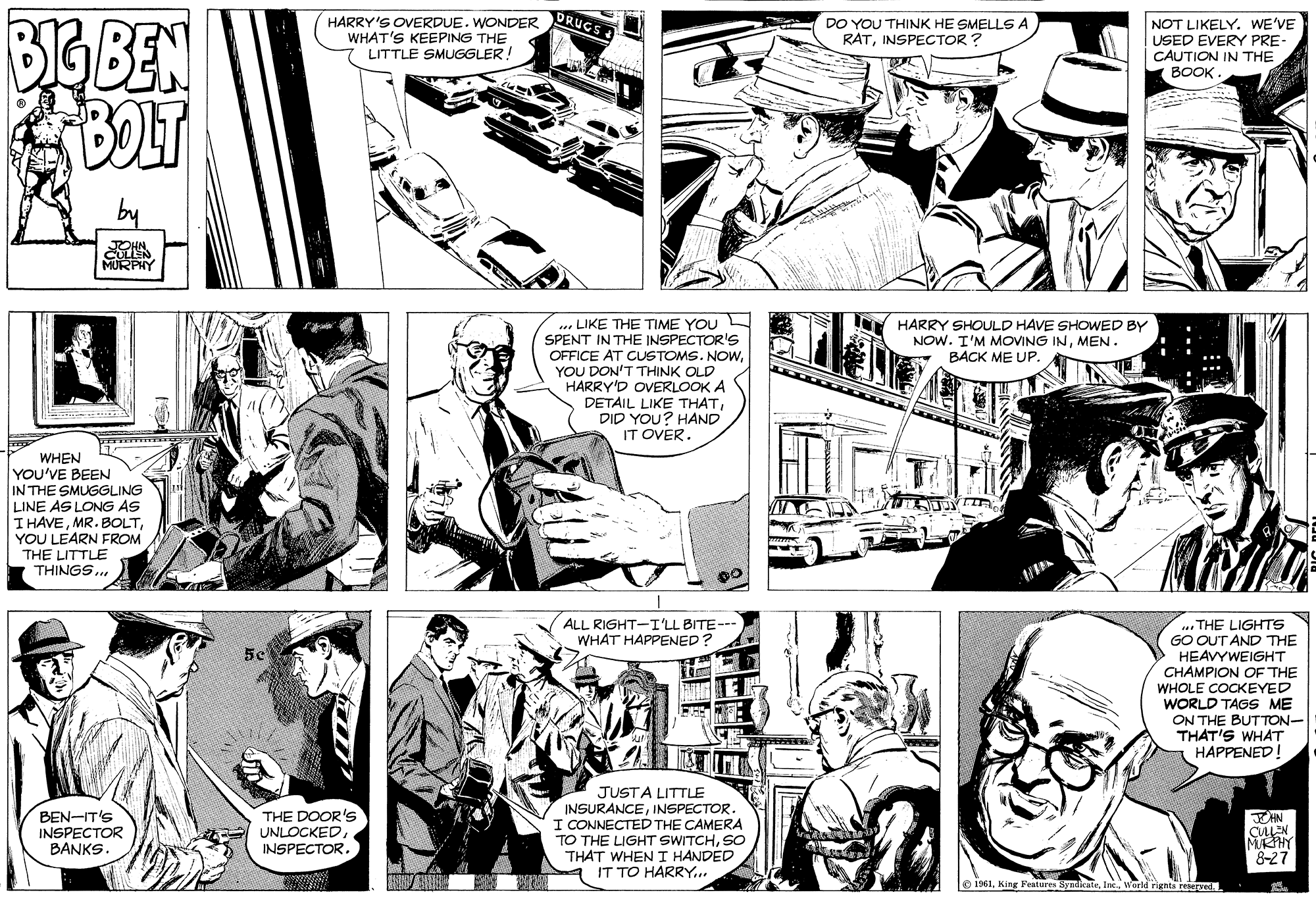 Big Ben Bolt Comic Strip 1961-08-27 | Comics Kingdom