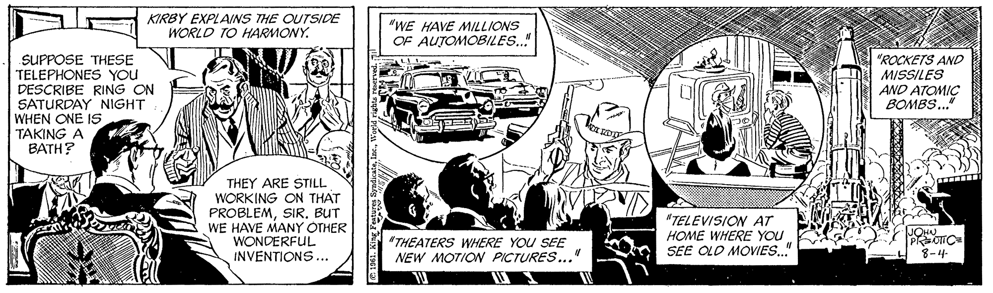 Rip Kirby Comic Strip 1961-08-04 | Comics Kingdom