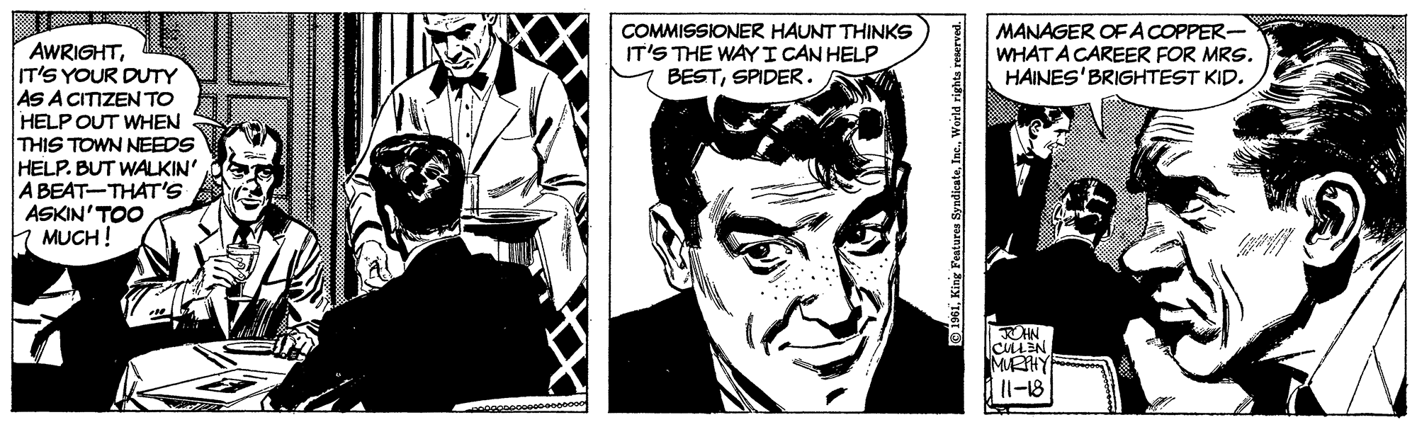 Big Ben Bolt Comic Strip 1961-11-18 | Comics Kingdom