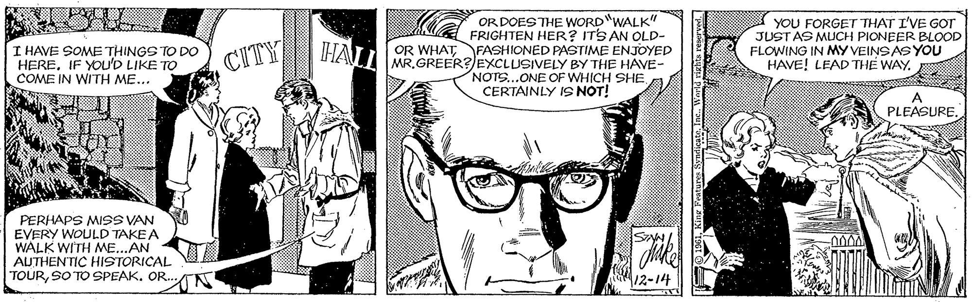 Heart Of Juliet Jones Comic Strip 1961-12-14 | Comics Kingdom