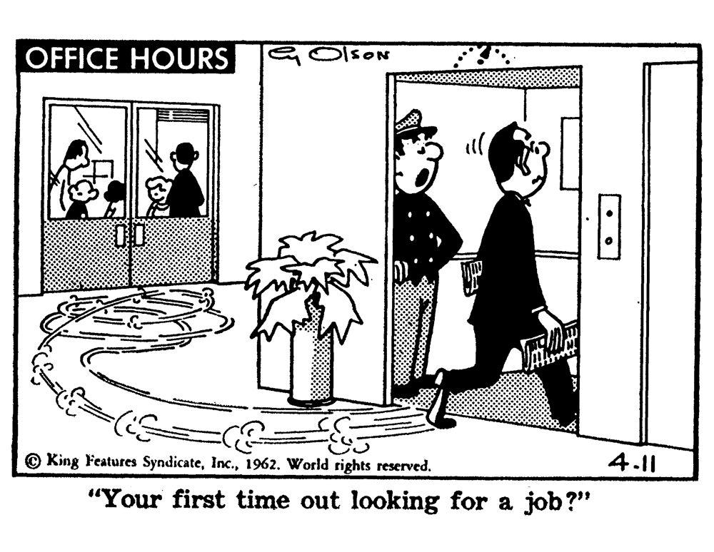 Office Hours Comic Strip 1962-04-11 | Comics Kingdom