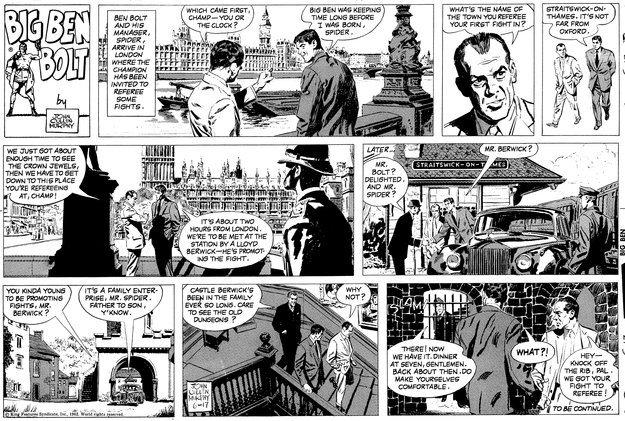 Big Ben Bolt Comic Strip 1962-06-17 | Comics Kingdom