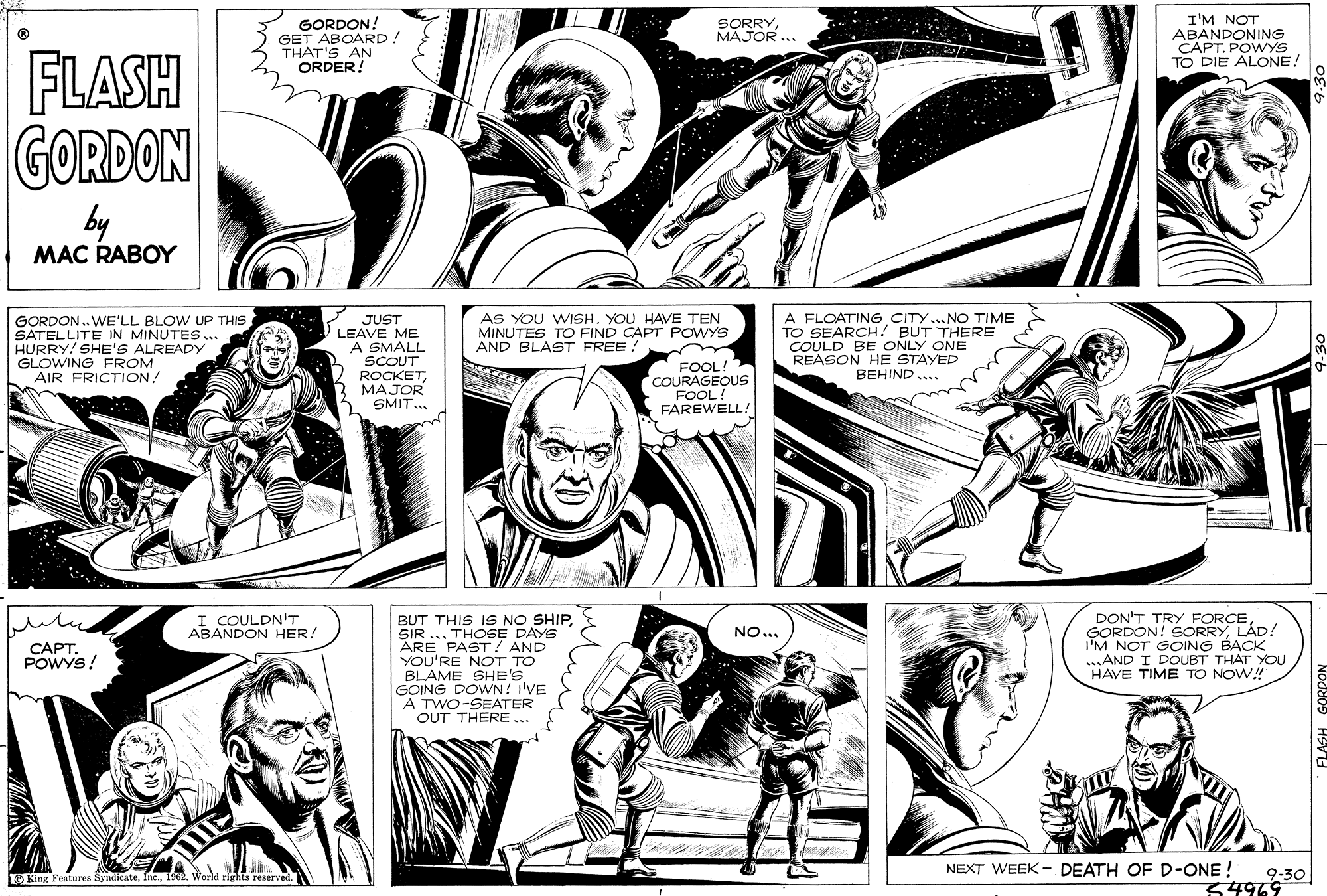 Flash Gordon Comic Strip 1962-09-30 | Comics Kingdom