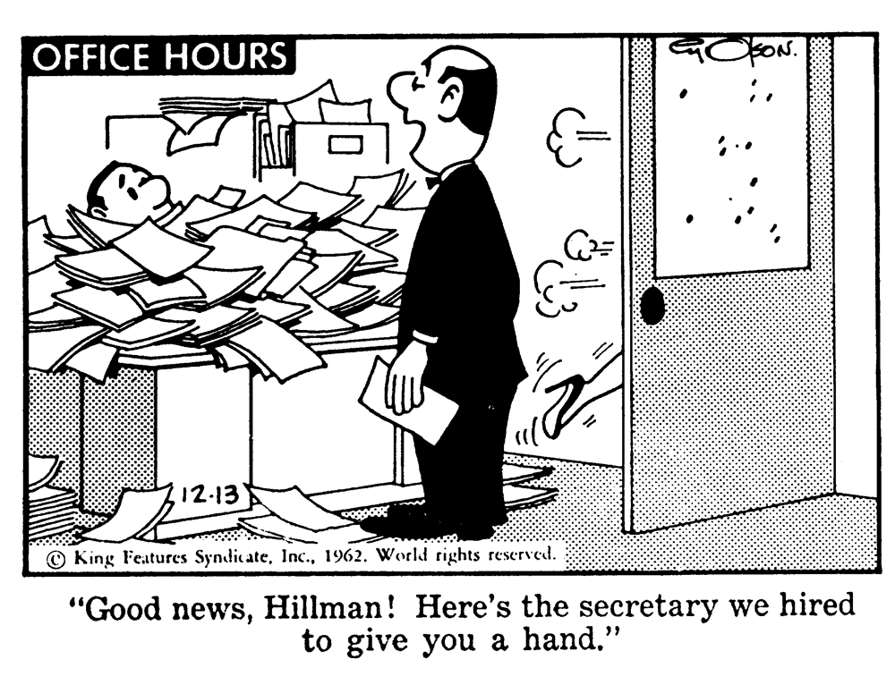 Office Hours Comic Strip 1962-12-13 | Comics Kingdom