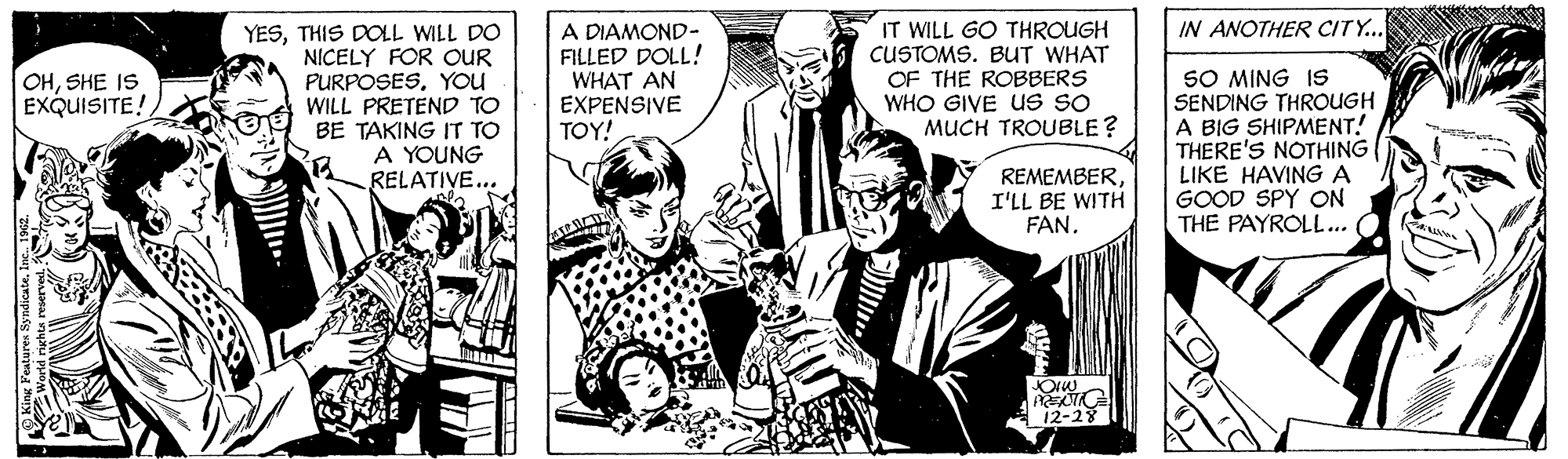 Rip Kirby Comic Strip 1962-12-28 | Comics Kingdom