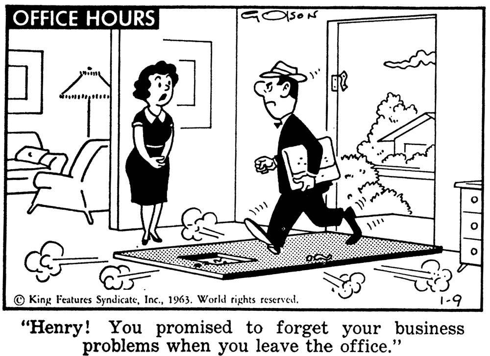 Office Hours Comic Strip 1963-01-09 | Comics Kingdom