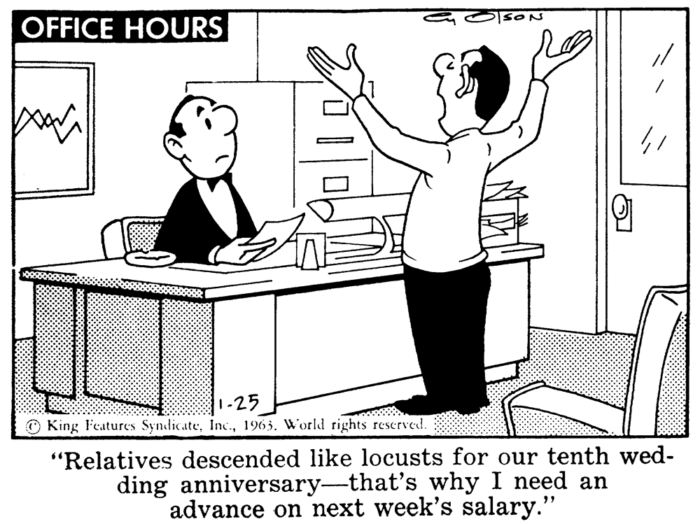 Office Hours Comic Strip 1963-01-25 | Comics Kingdom