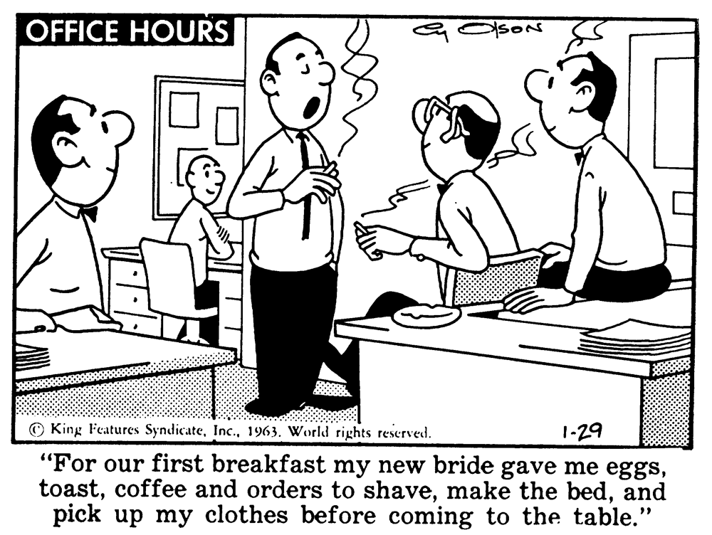 Office Hours Comic Strip 1963-01-29 | Comics Kingdom