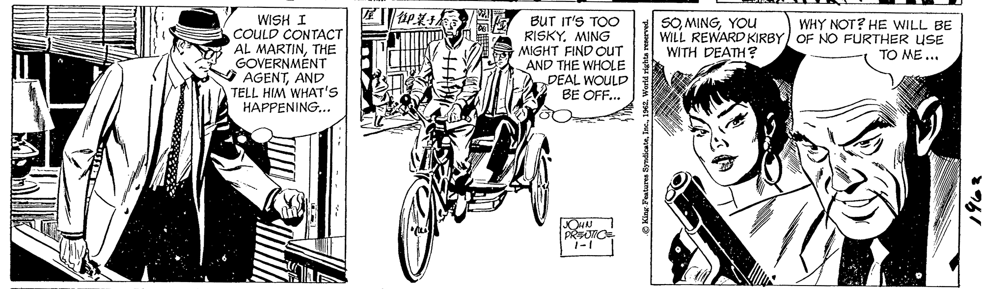 Rip Kirby Comic Strip 1963-01-01 | Comics Kingdom