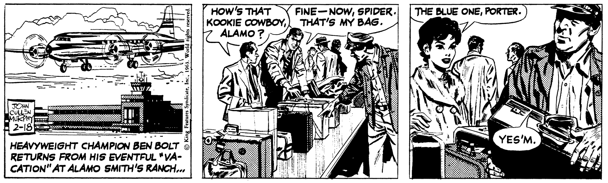 Big Ben Bolt Comic Strip 1963-02-18 | Comics Kingdom