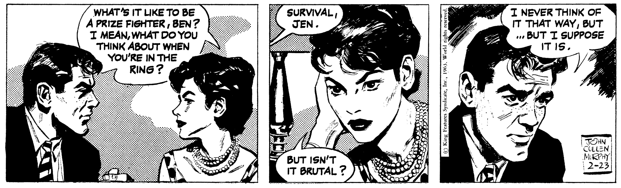 Big Ben Bolt Comic Strip 1963-02-23 | Comics Kingdom