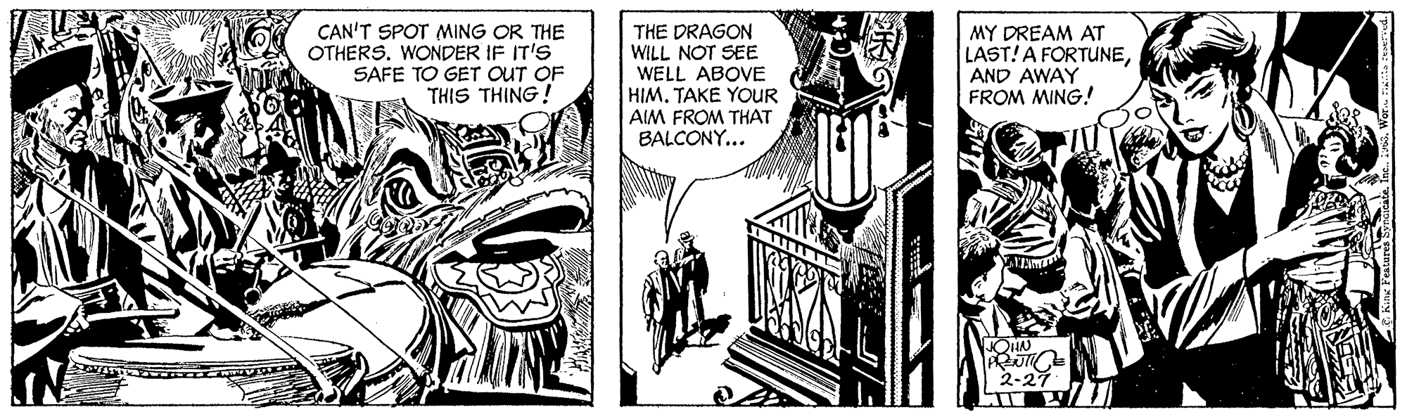 Rip Kirby Comic Strip 1963-02-27 | Comics Kingdom
