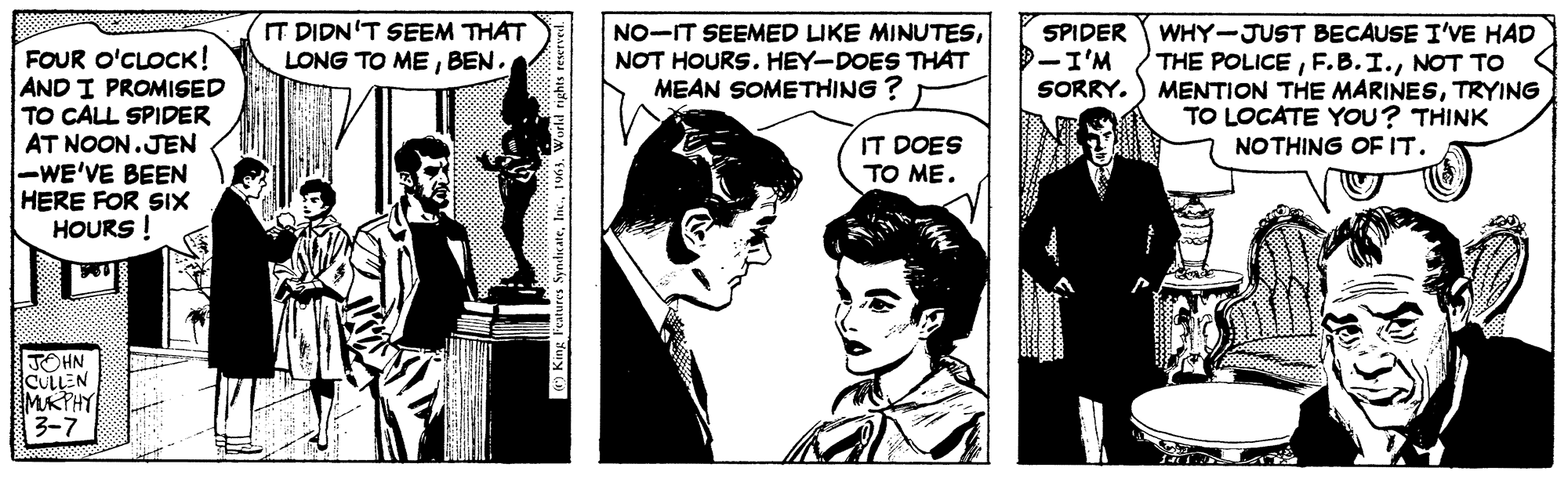 Big Ben Bolt Comic Strip 1963-03-07 | Comics Kingdom
