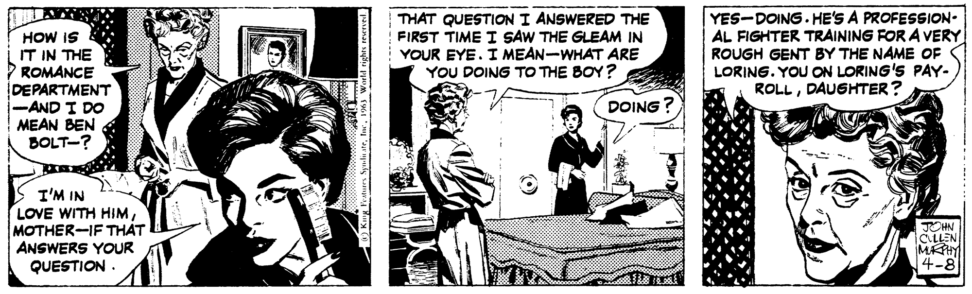 Big Ben Bolt Comic Strip 1963-04-08 | Comics Kingdom