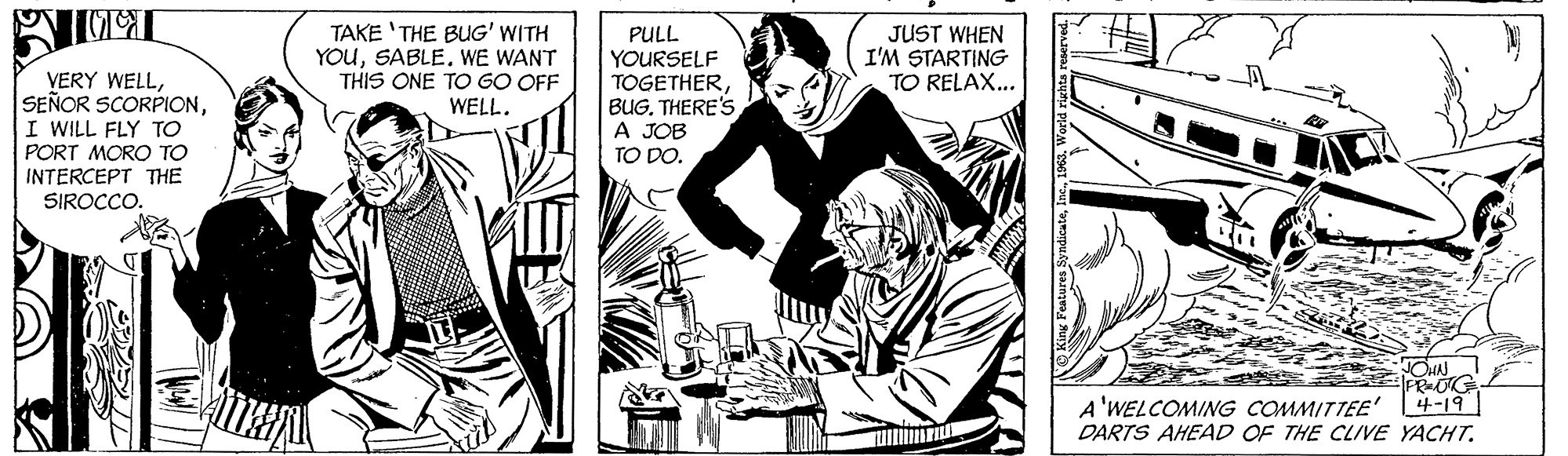 Rip Kirby Comic Strip 1963-04-19 | Comics Kingdom