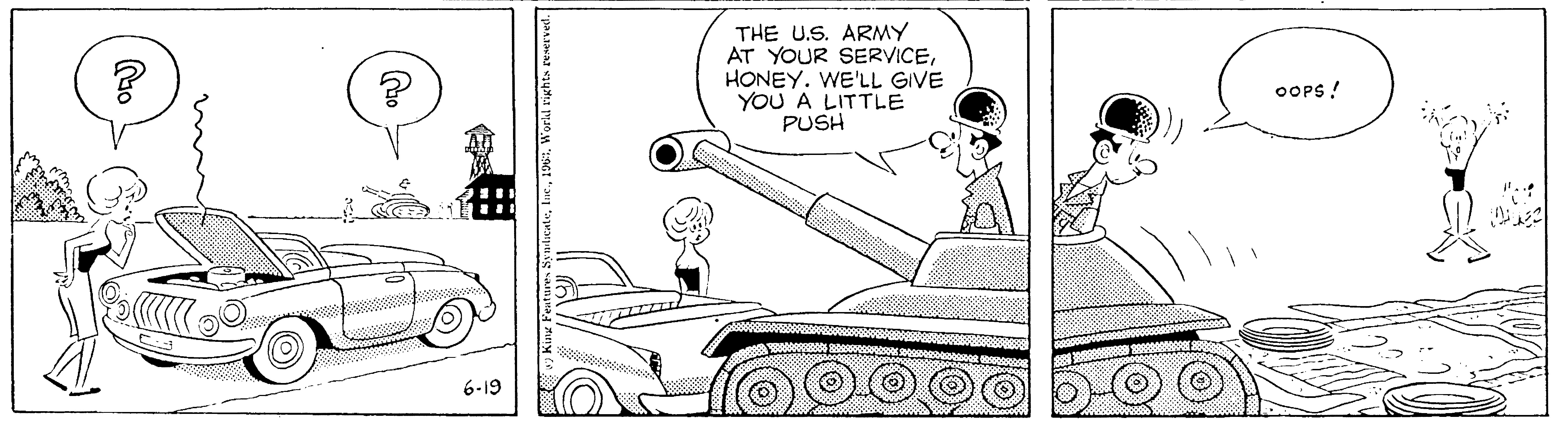 Beetle Bailey Comic Strip 1963-06-19 | Comics Kingdom
