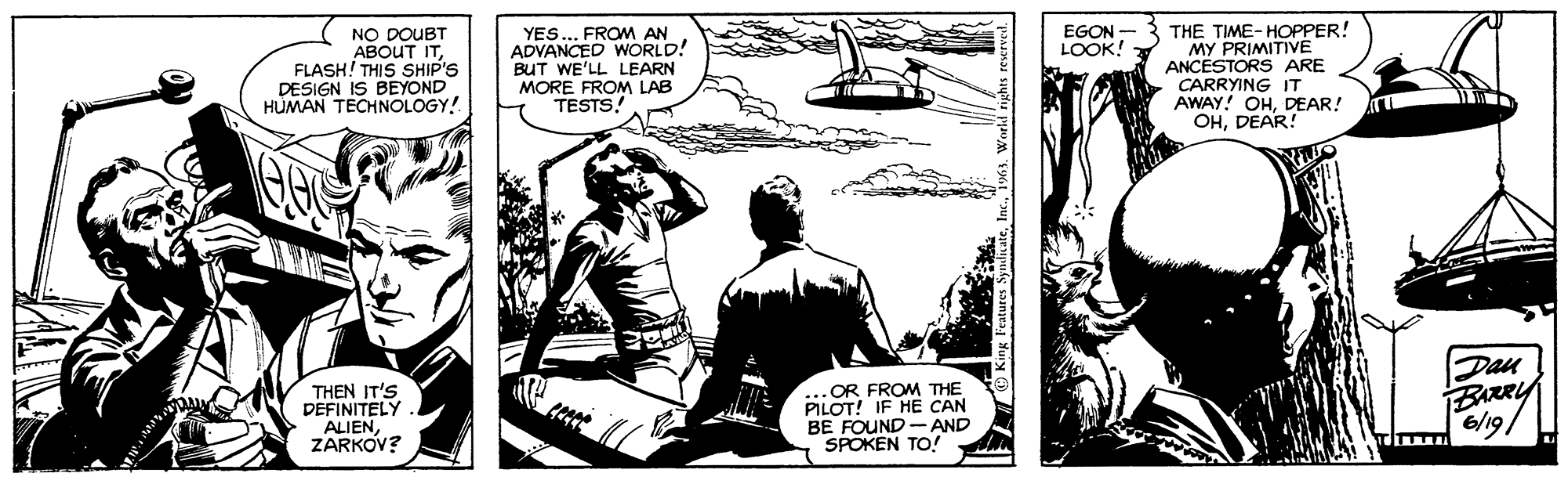 Flash Gordon Comic Strip 1963-06-19 | Comics Kingdom