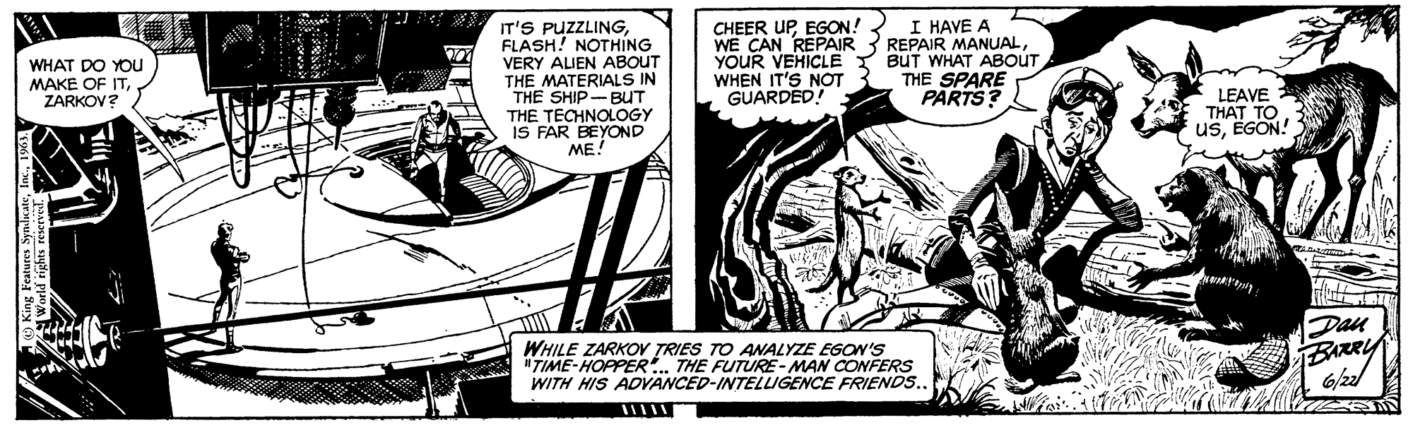 Flash Gordon Comic Strip 1963-06-22 | Comics Kingdom