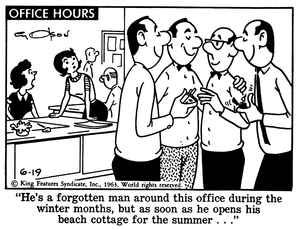 Office Hours Comic Strip 1963-06-19 | Comics Kingdom