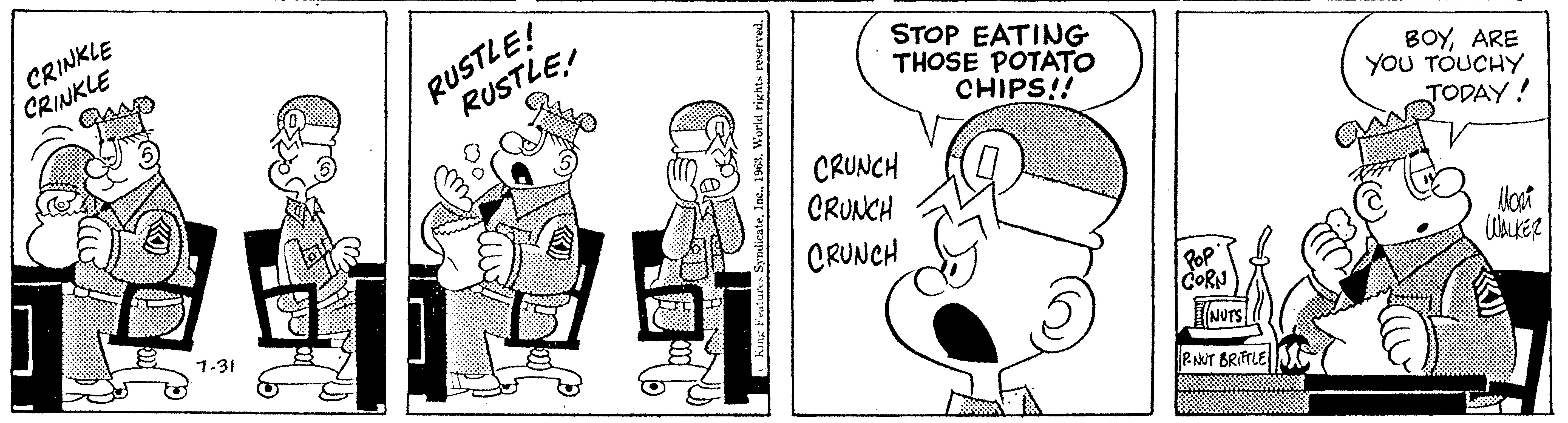 Beetle Bailey Comic Strip 1963-07-31 | Comics Kingdom