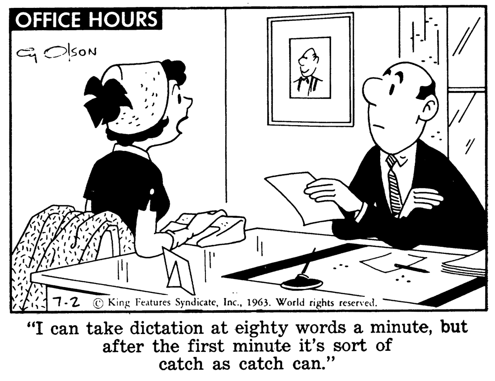 Office Hours Comic Strip 1963-07-02 | Comics Kingdom