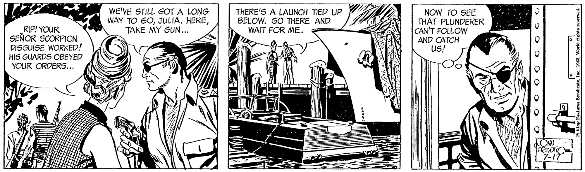 Rip Kirby Comic Strip 1963-07-17 | Comics Kingdom
