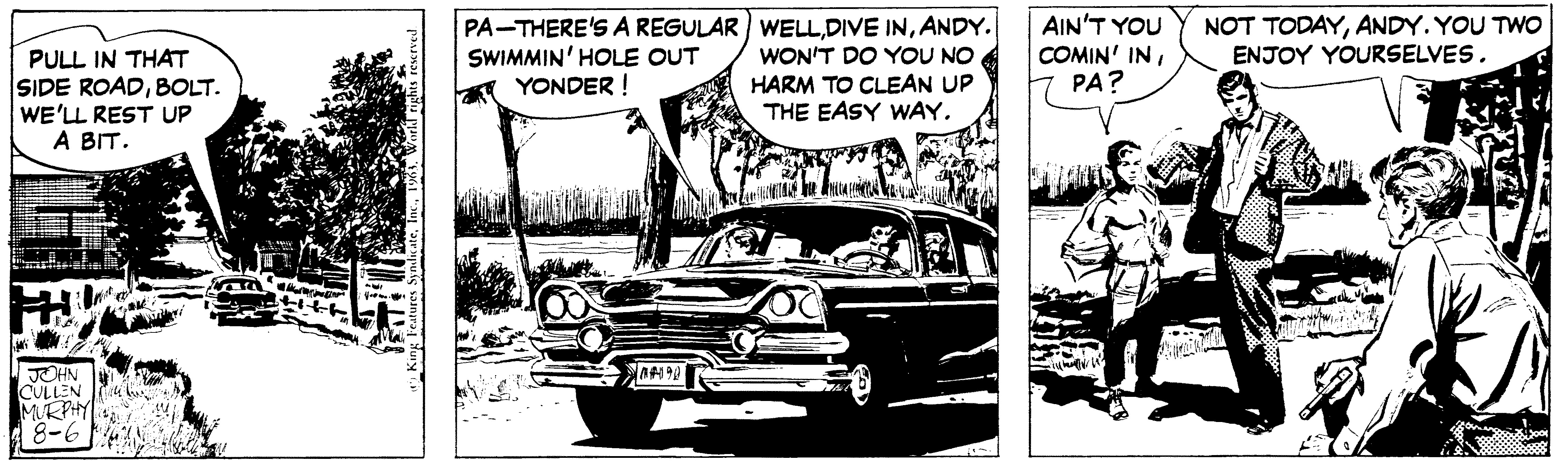 Big Ben Bolt Comic Strip 1963-08-06 | Comics Kingdom