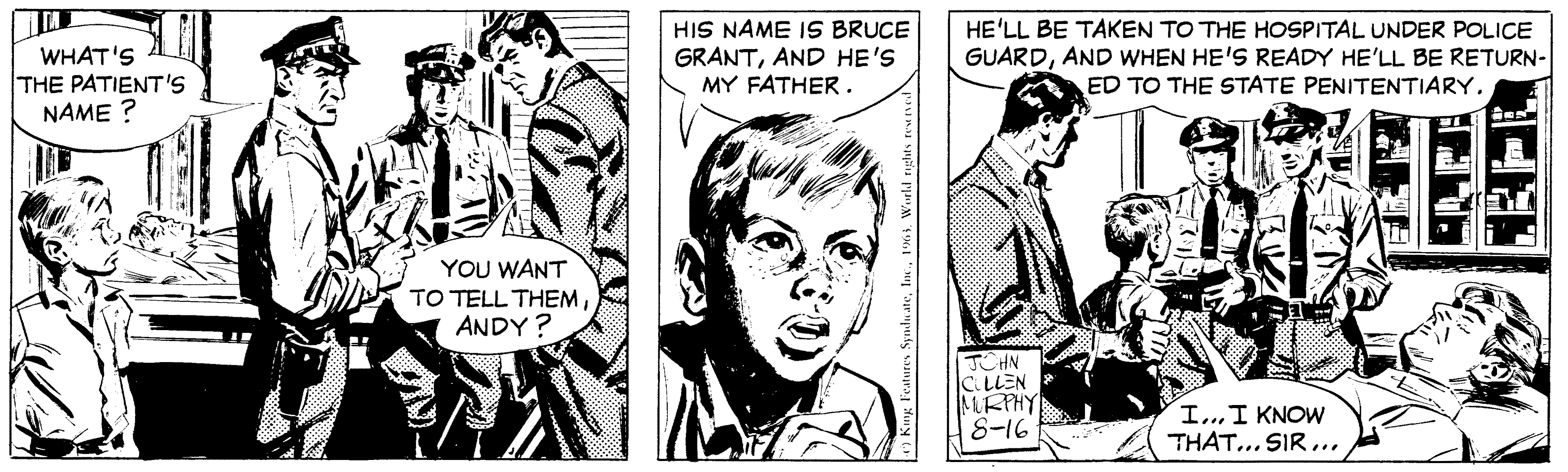 Big Ben Bolt Comic Strip 1963-08-16 | Comics Kingdom
