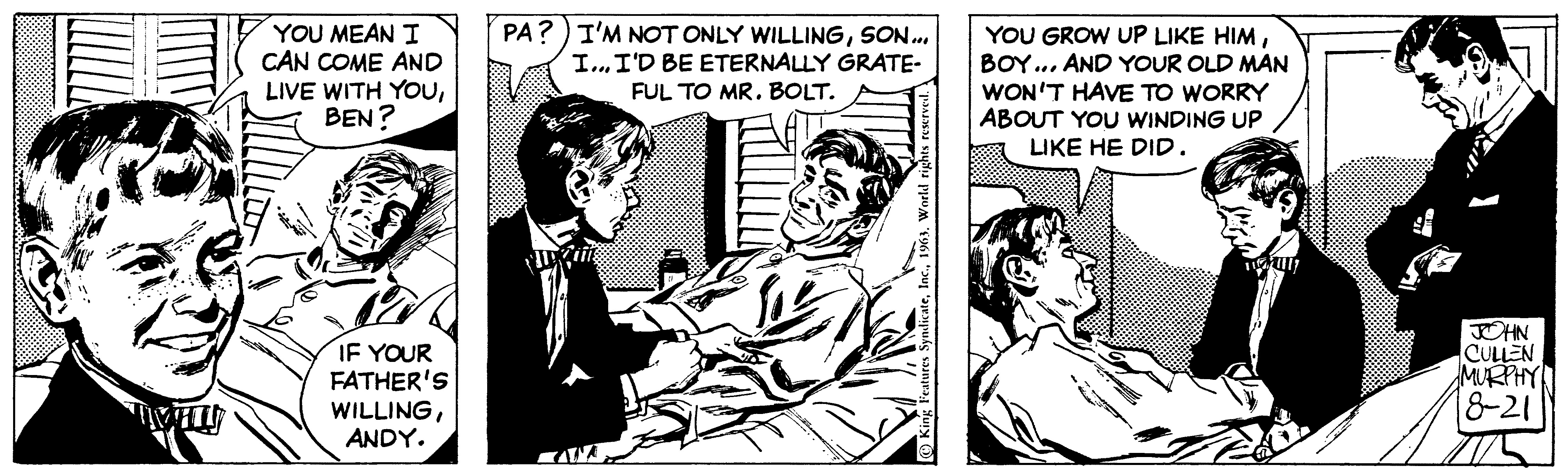 Big Ben Bolt Comic Strip 1963-08-21 | Comics Kingdom