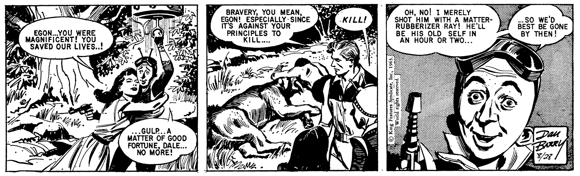 Flash Gordon Comic Strip 1963-08-28 | Comics Kingdom