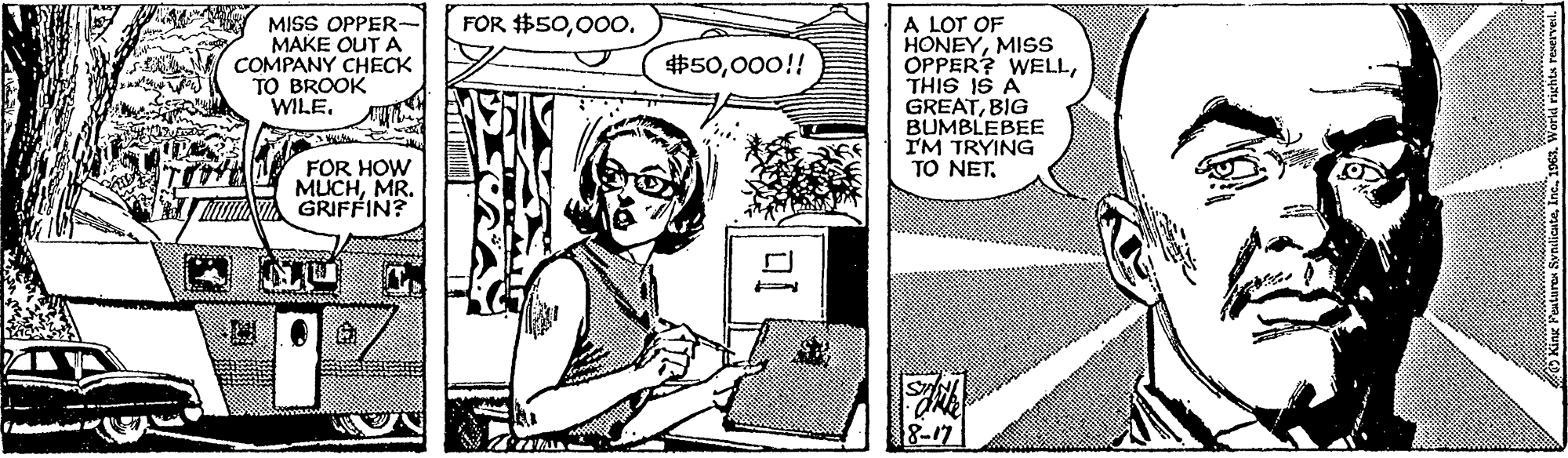 Heart Of Juliet Jones Comic Strip 1963-08-17 | Comics Kingdom