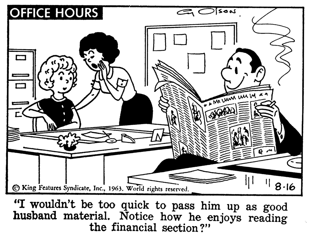 Office Hours Comic Strip 1963-08-16 | Comics Kingdom