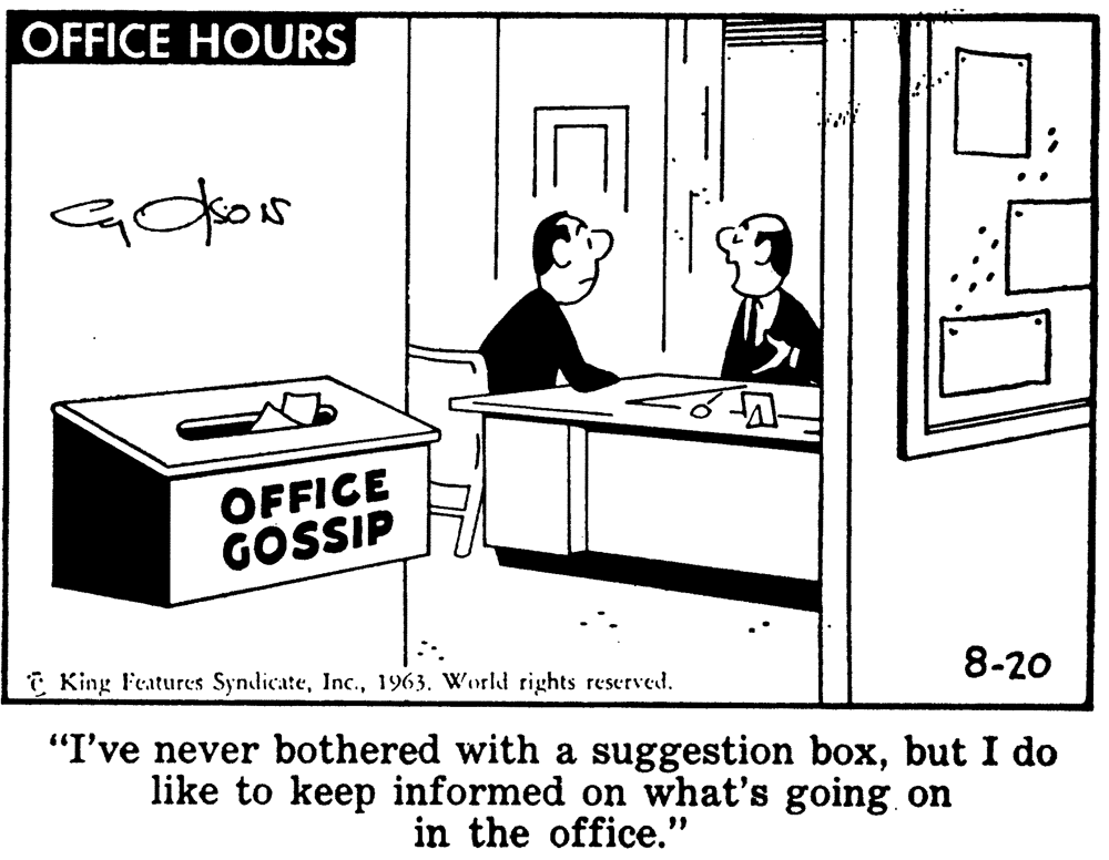 Office Hours Comic Strip 1963-08-20 | Comics Kingdom