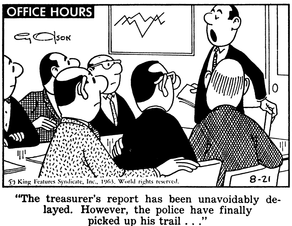 Office Hours Comic Strip 1963-08-21 | Comics Kingdom