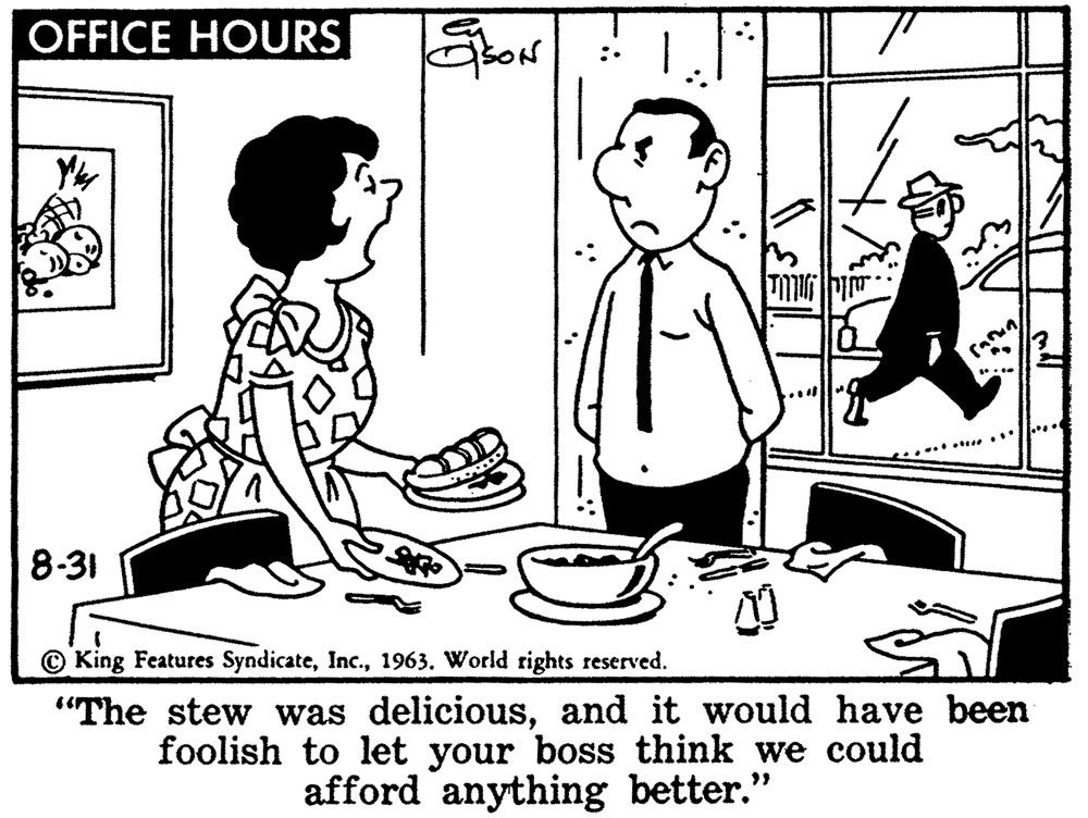 Office Hours Comic Strip 1963-08-31 | Comics Kingdom