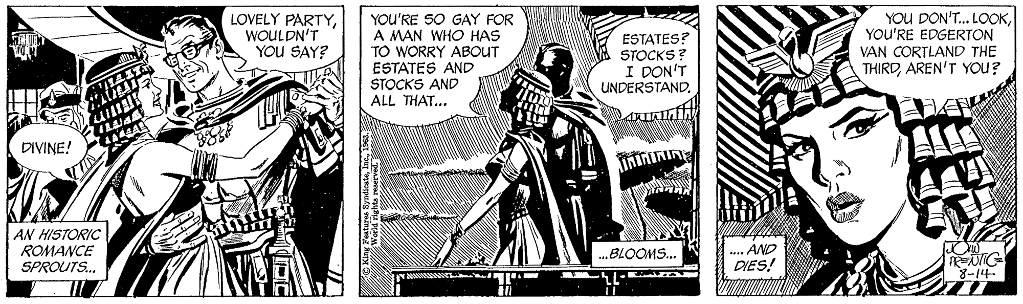 Rip Kirby Comic Strip 1963-08-14 | Comics Kingdom