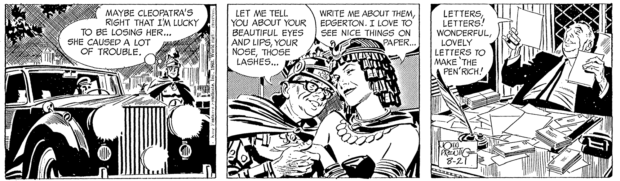 Rip Kirby Comic Strip 1963-08-21 | Comics Kingdom