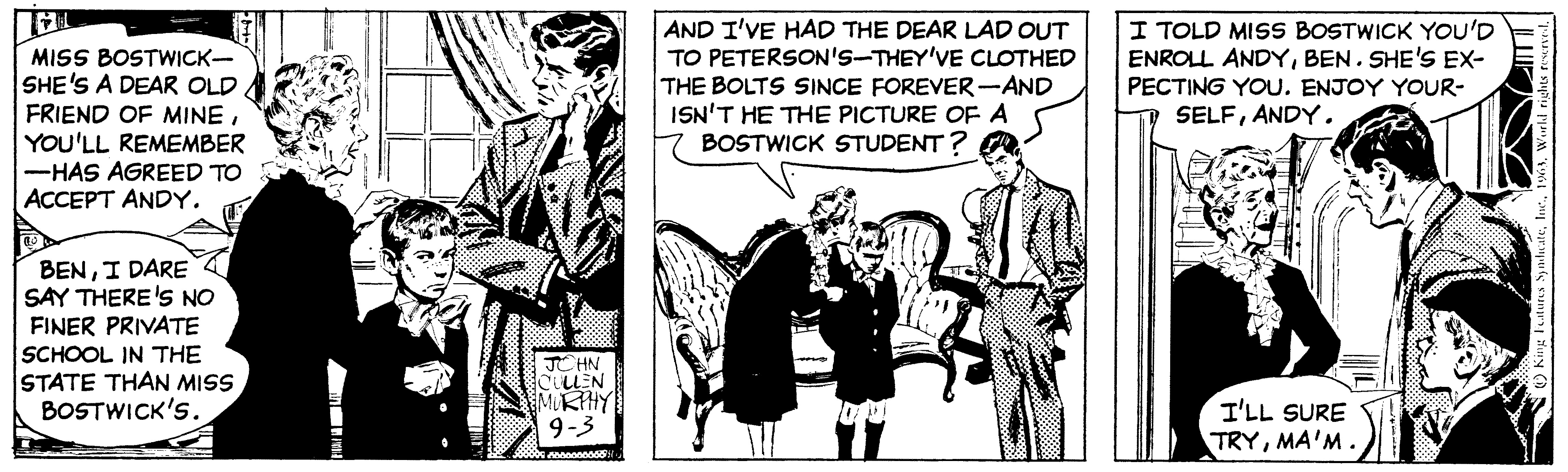 Big Ben Bolt Comic Strip 1963-09-03 | Comics Kingdom