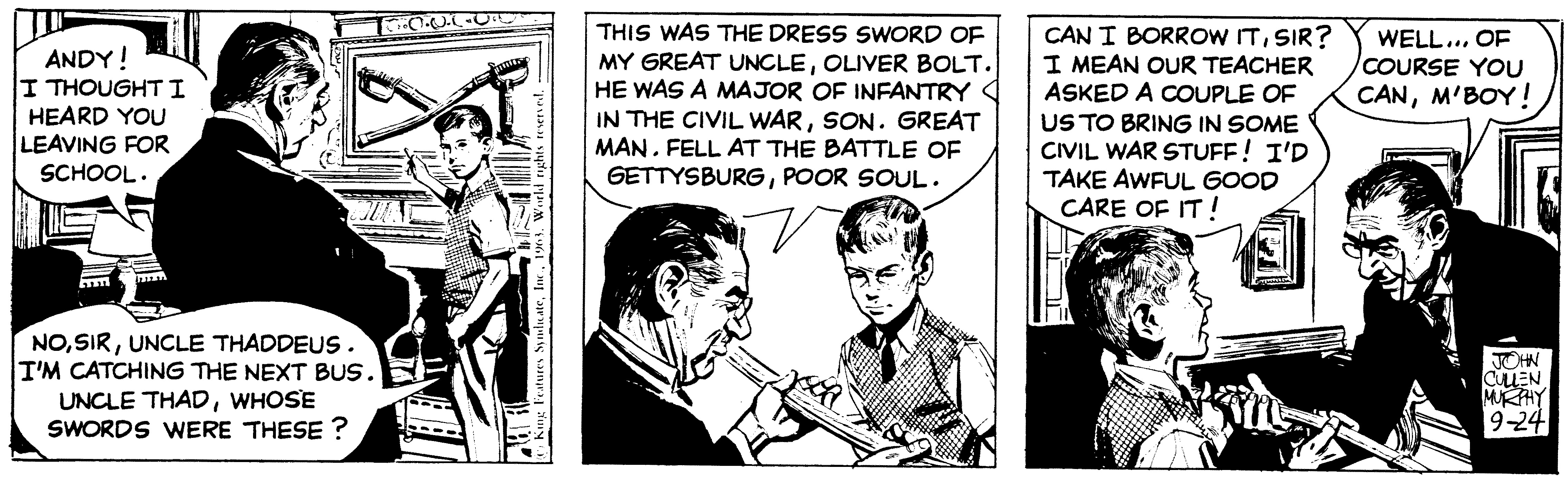 Big Ben Bolt Comic Strip 1963-09-24 | Comics Kingdom