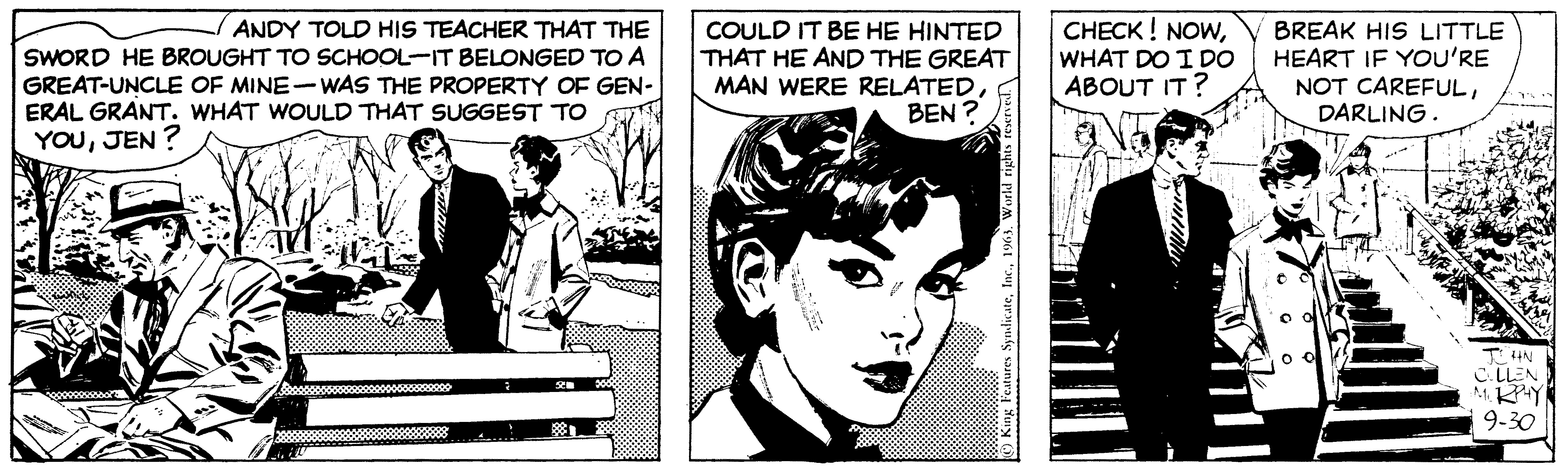 Big Ben Bolt Comic Strip 1963-09-30 | Comics Kingdom