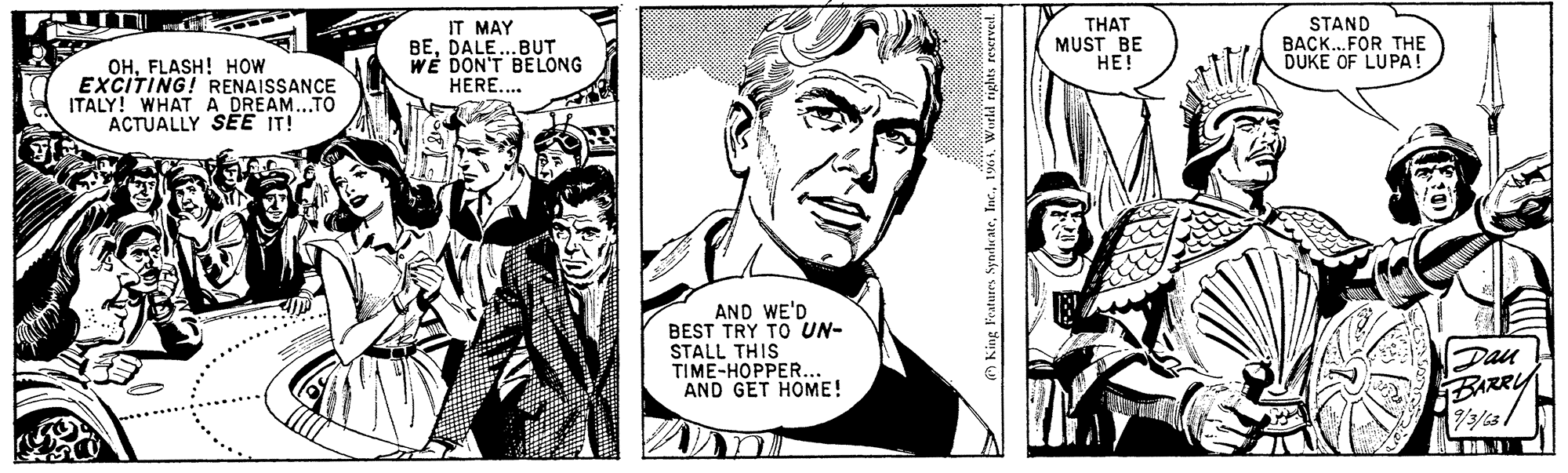 Flash Gordon Comic Strip 1963-09-03 | Comics Kingdom