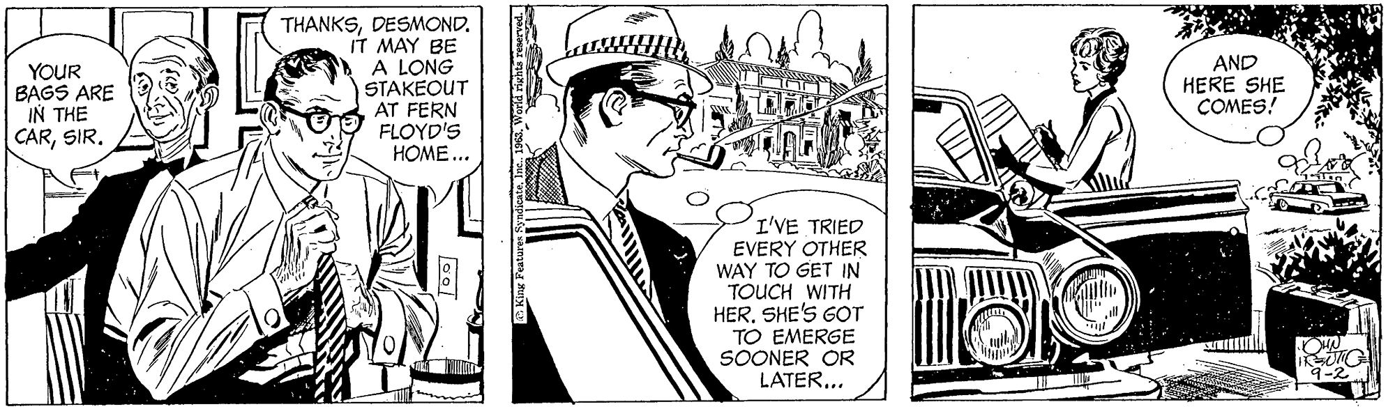 Rip Kirby Comic Strip 1963-09-02 | Comics Kingdom