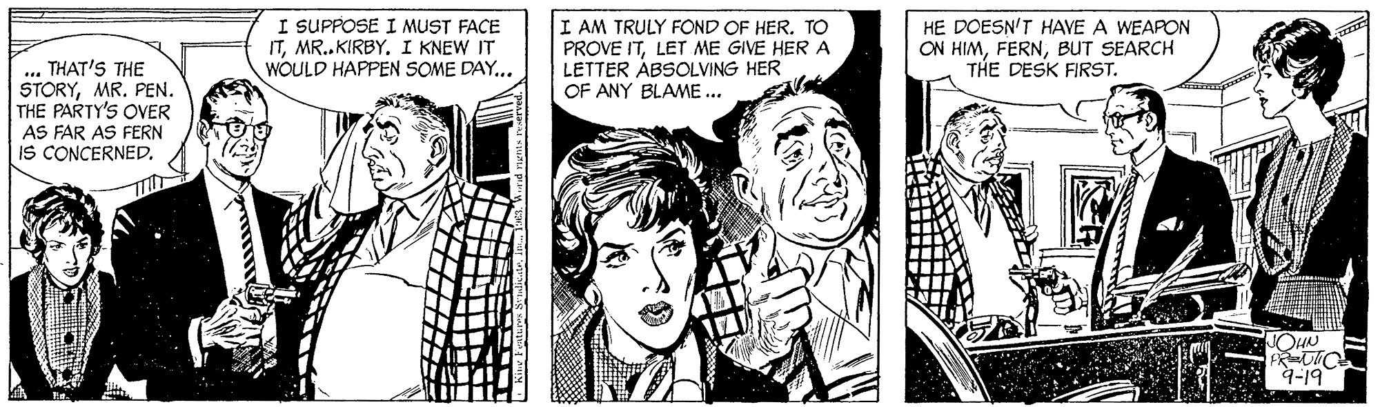 Rip Kirby Comic Strip 1963-09-19 | Comics Kingdom