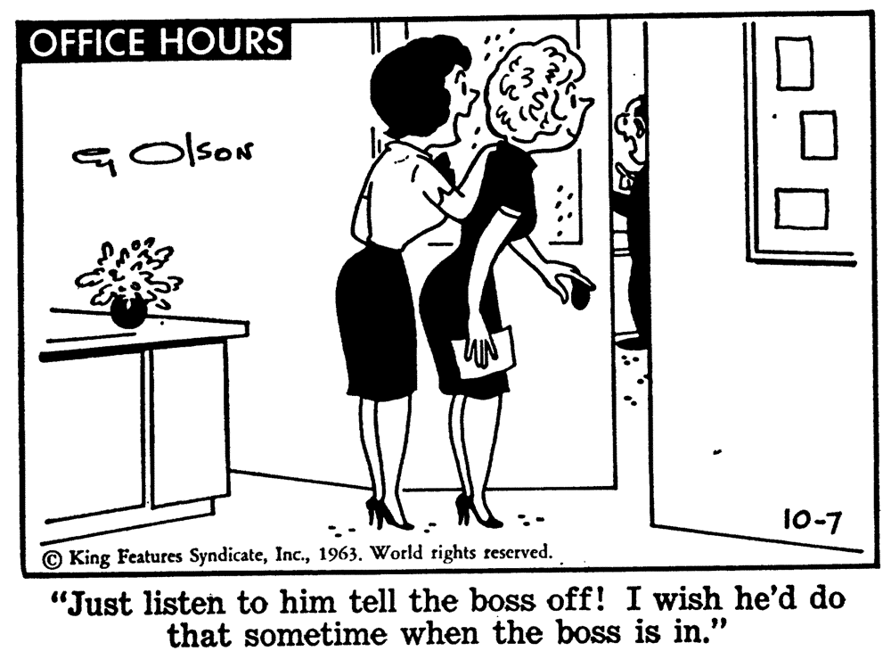 Office Hours Comic Strip 1963-10-07 | Comics Kingdom