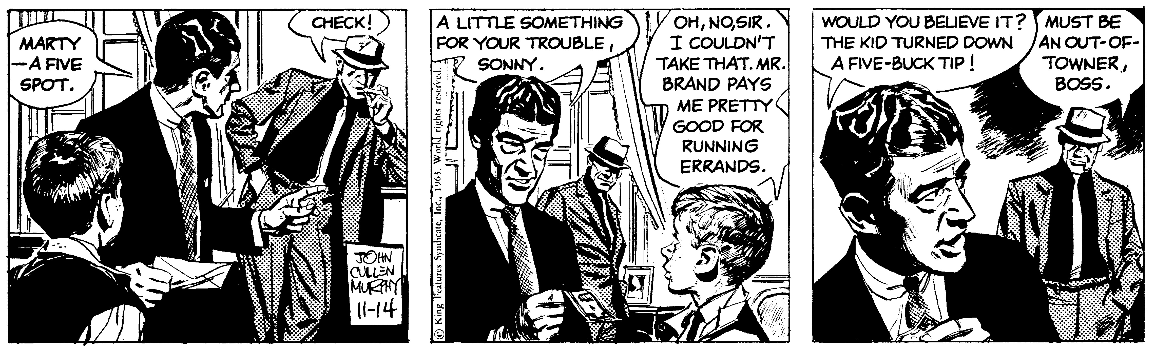Big Ben Bolt Comic Strip 1963-11-14 | Comics Kingdom