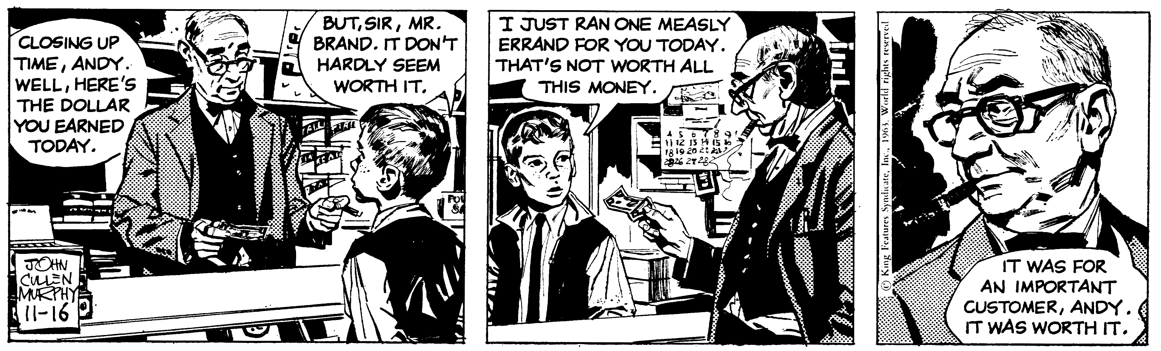 Big Ben Bolt Comic Strip 1963-11-16 | Comics Kingdom