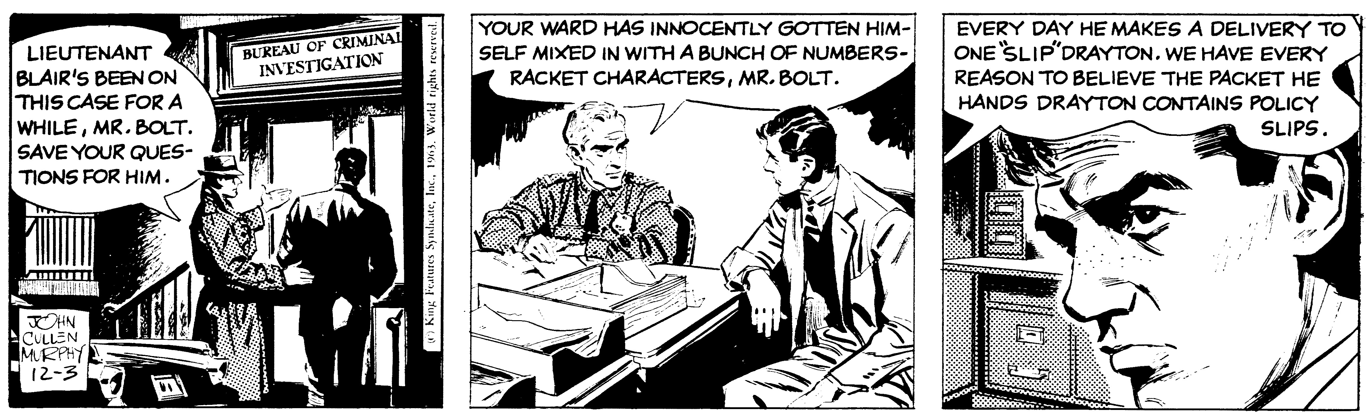 Big Ben Bolt Comic Strip 1963-12-03 | Comics Kingdom