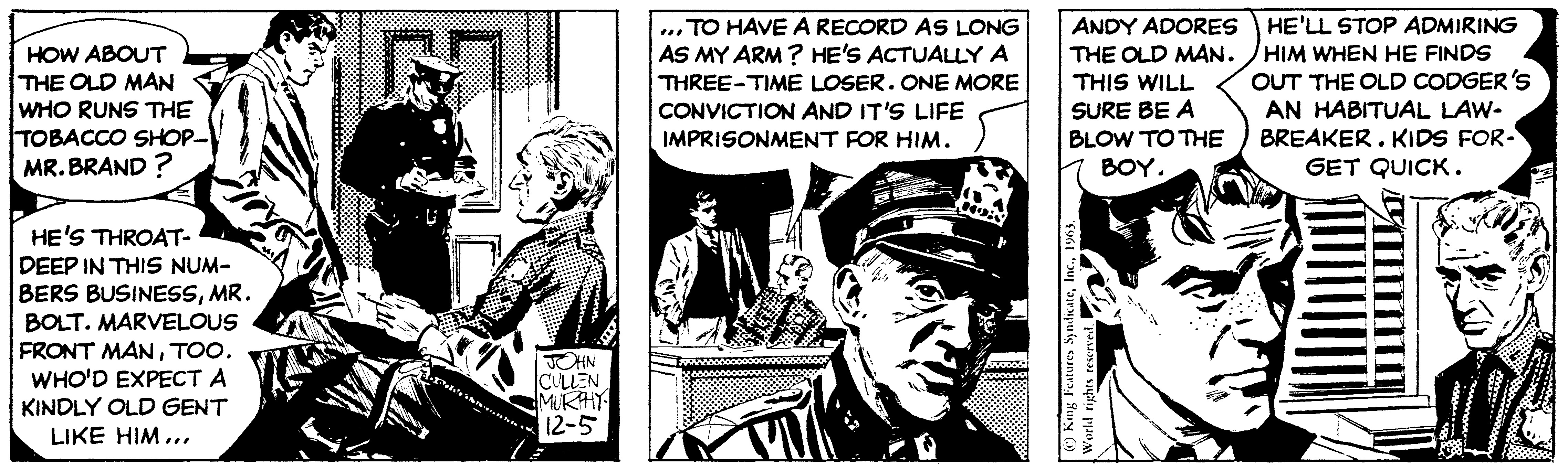 Big Ben Bolt Comic Strip 1963-12-05 | Comics Kingdom